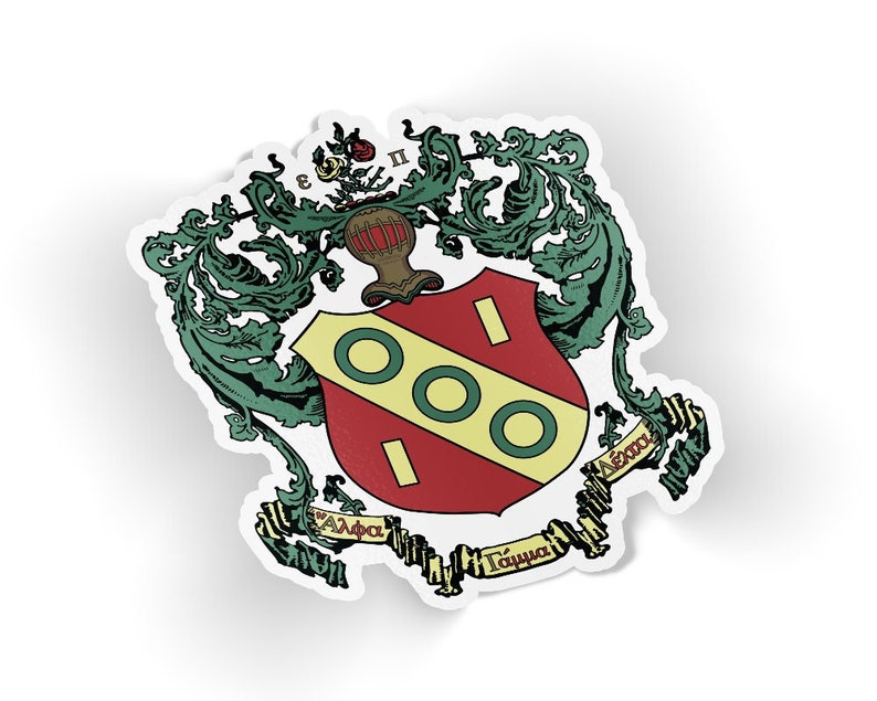 AGD Alpha Gamma Delta Crest Sticker - Etsy