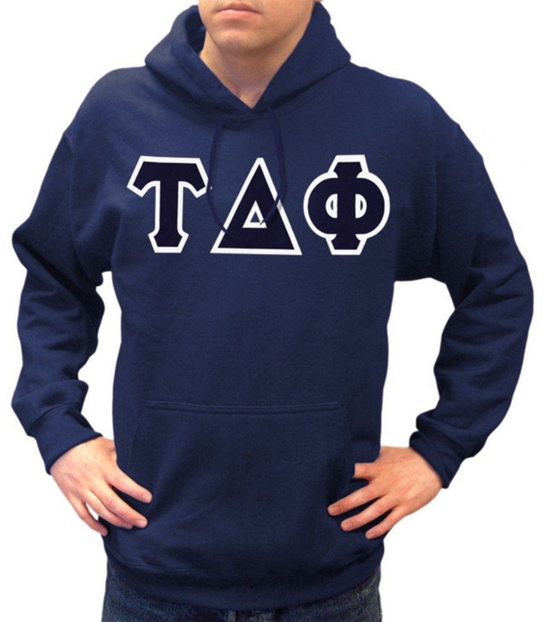 Tau Delta Phi Lettered Hoodie - Etsy
