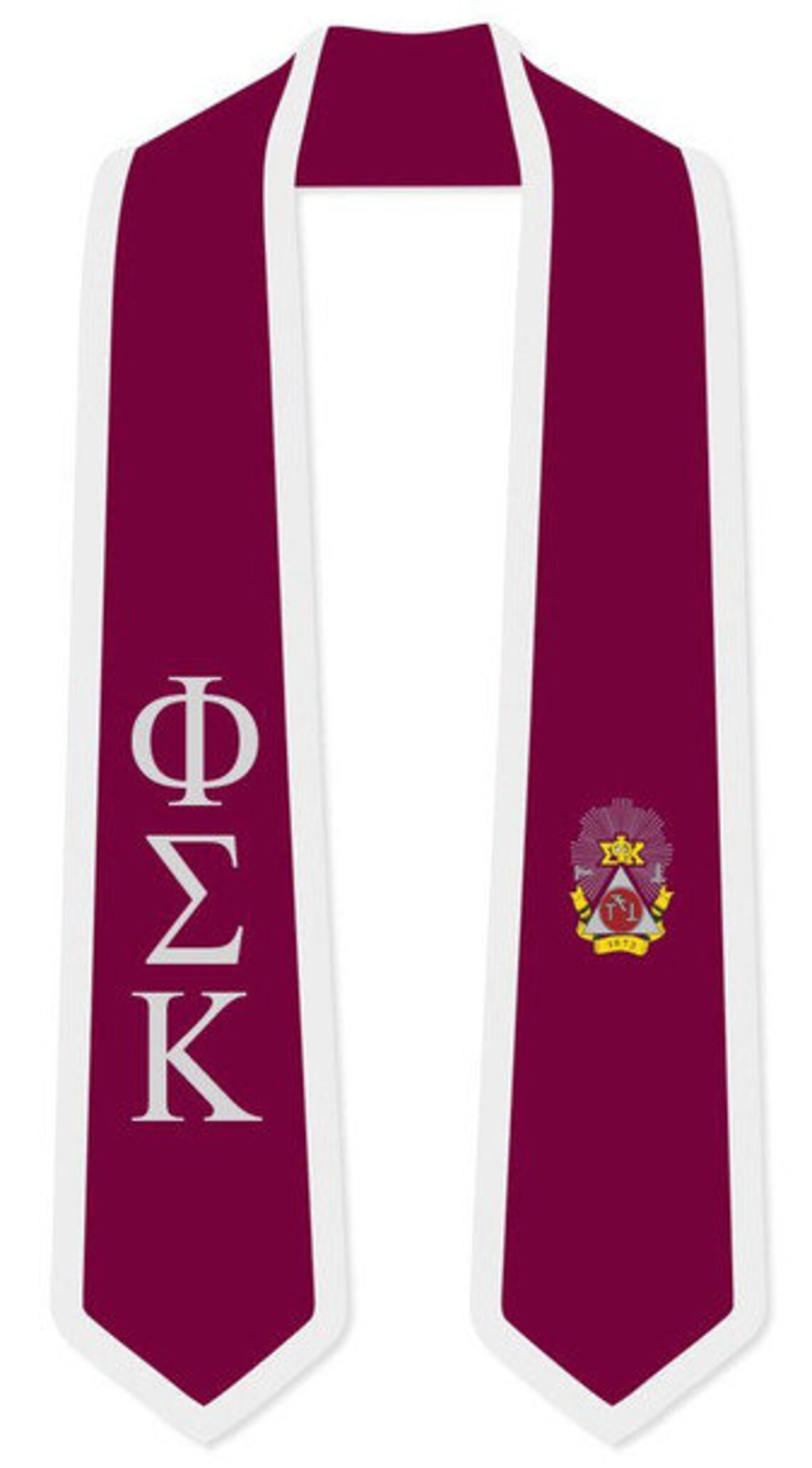 Phi Sigma Kappa Greek 2 Tone Lettered Graduation Sash Stole - Etsy