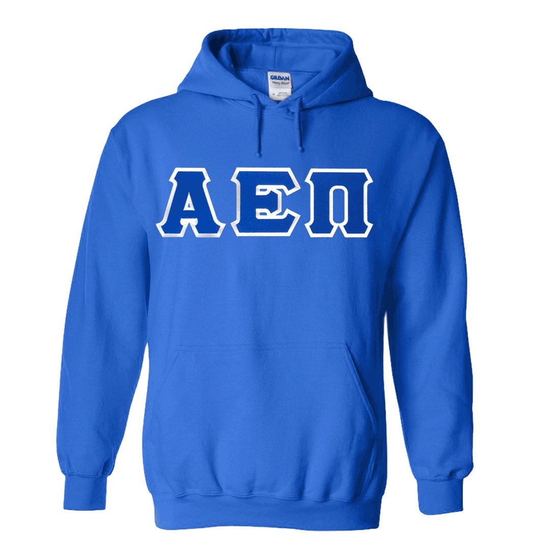 Alpha Epsilon Pi Lettered Hoodie - Etsy