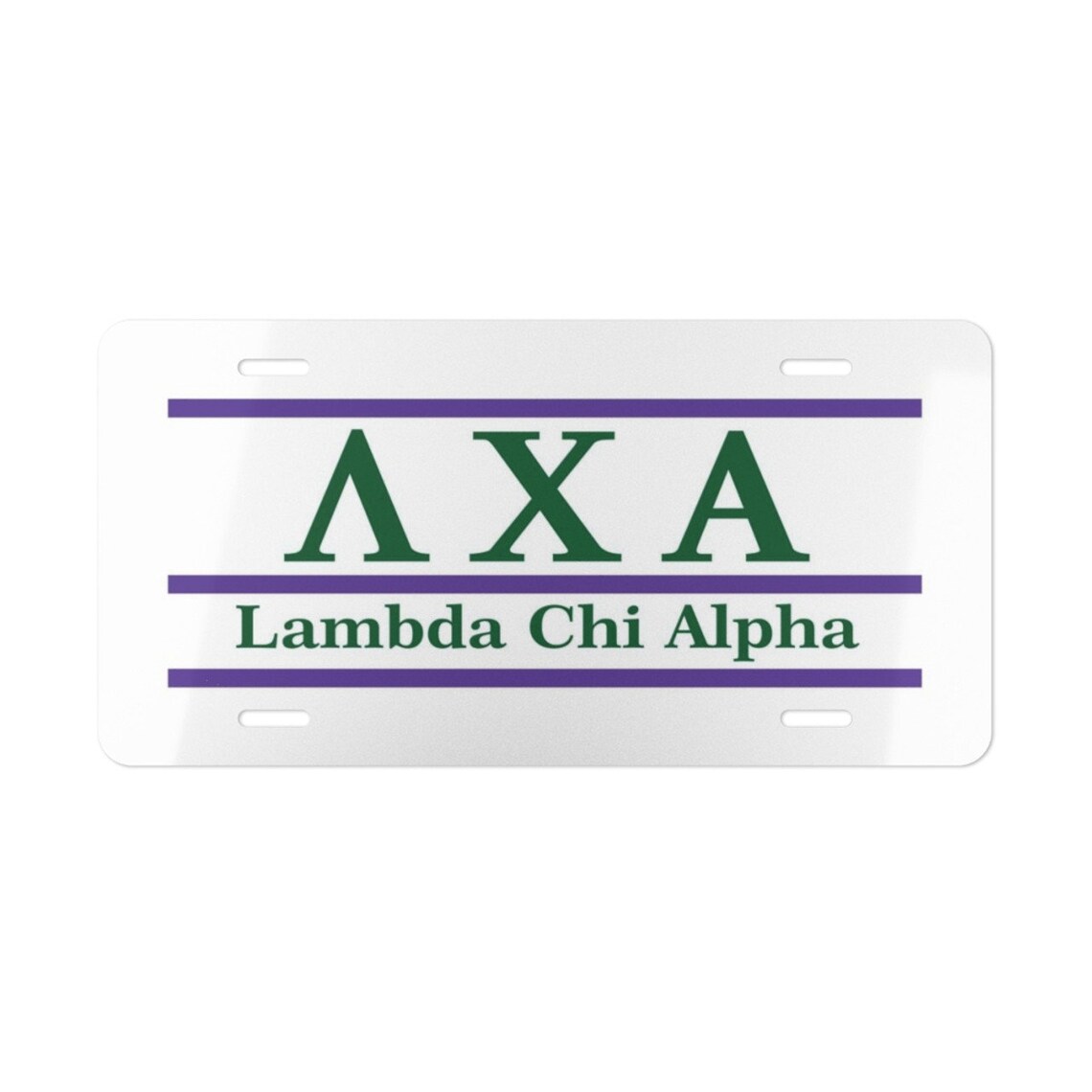 Lambda Chi Alpha Lettered Lines License Cover - Etsy