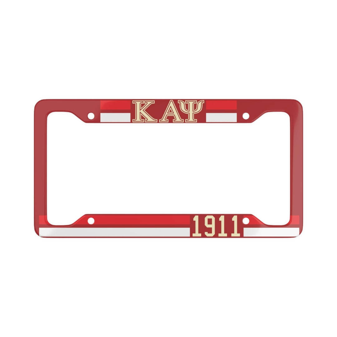 Kappa Alpha Psi Year License Plate Frames - Etsy