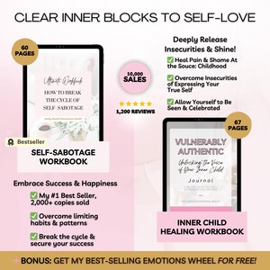 Self Love Healing Workbook Bundle: Confidence & Self-worth (digital ...