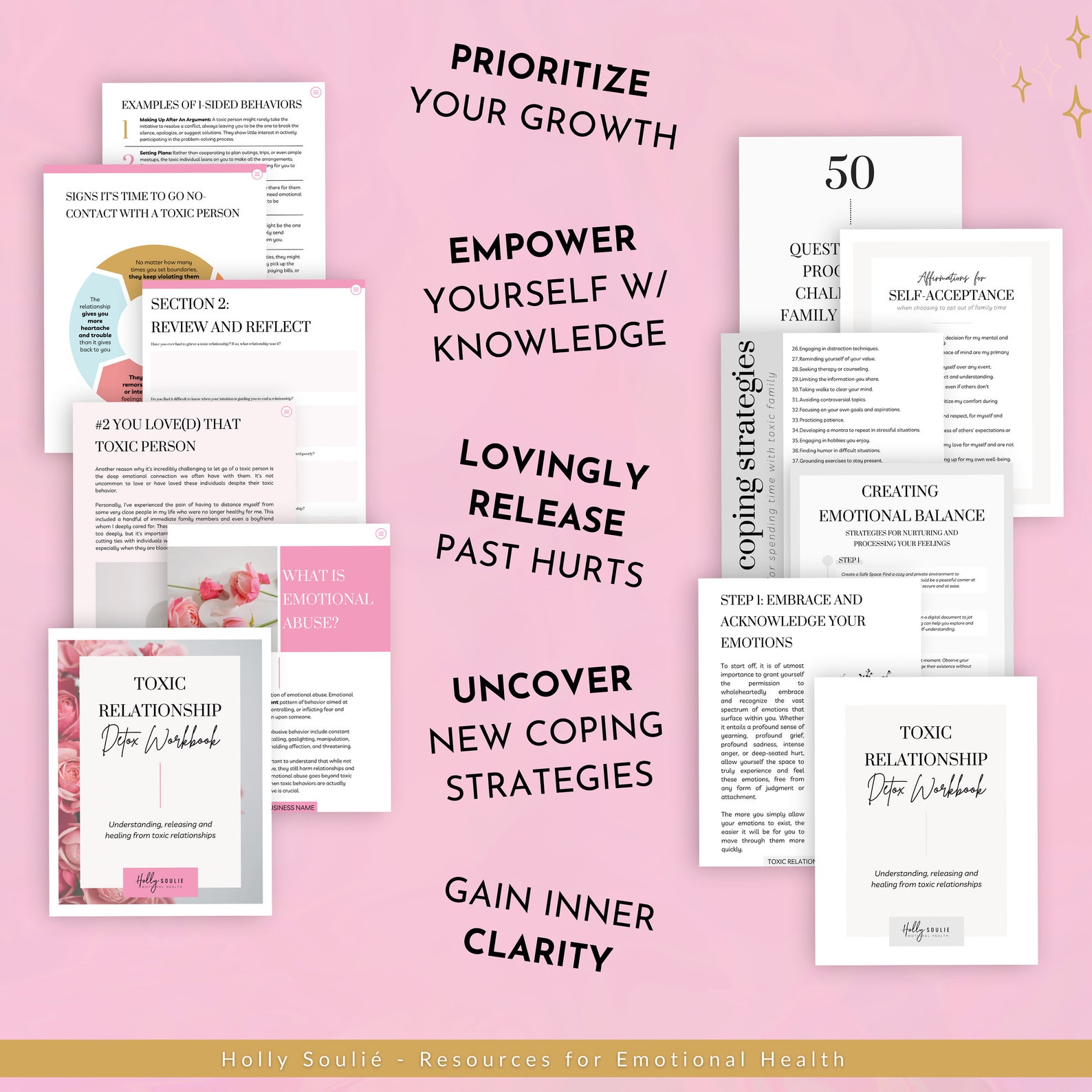 Toxic Relationship Detox Workbook, Healing From Toxicity Digital ...