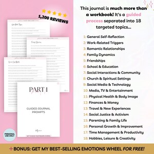 Get to Know Your Triggers Guided Journal Prompts, Why Am I Triggered ...