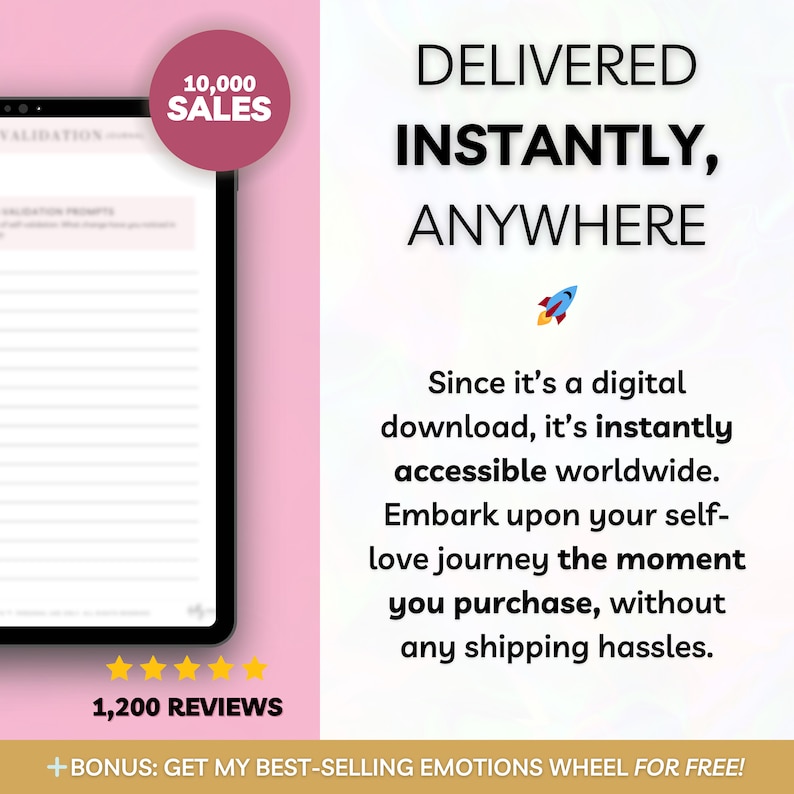 Digital Self Love Journal, 90-day Guided Self Esteem Journal, Goodnotes ...