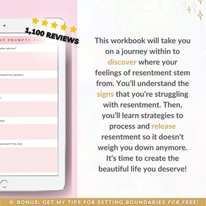 Resentment Workbook – Guided Journal to Let Go, Heal Emotional Pain ...