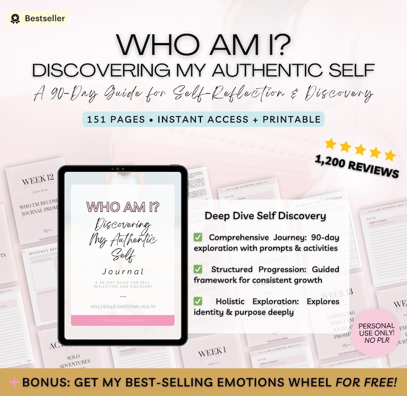 Self Love Healing Workbook Bundle: Confidence & Self-worth (digital ...