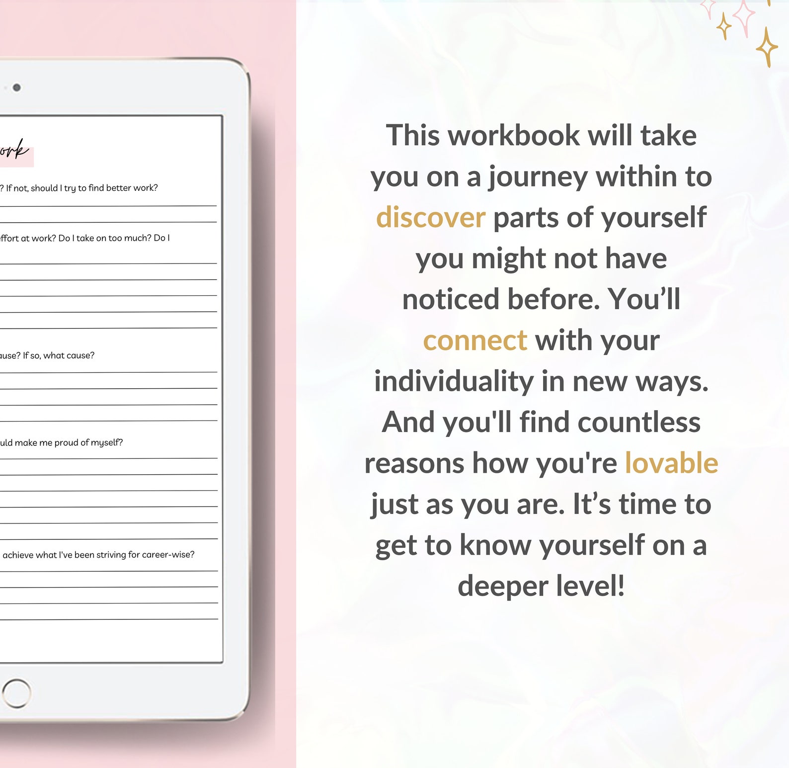 Get to Know Yourself Guided Journal Prompts Digital Journal - Etsy