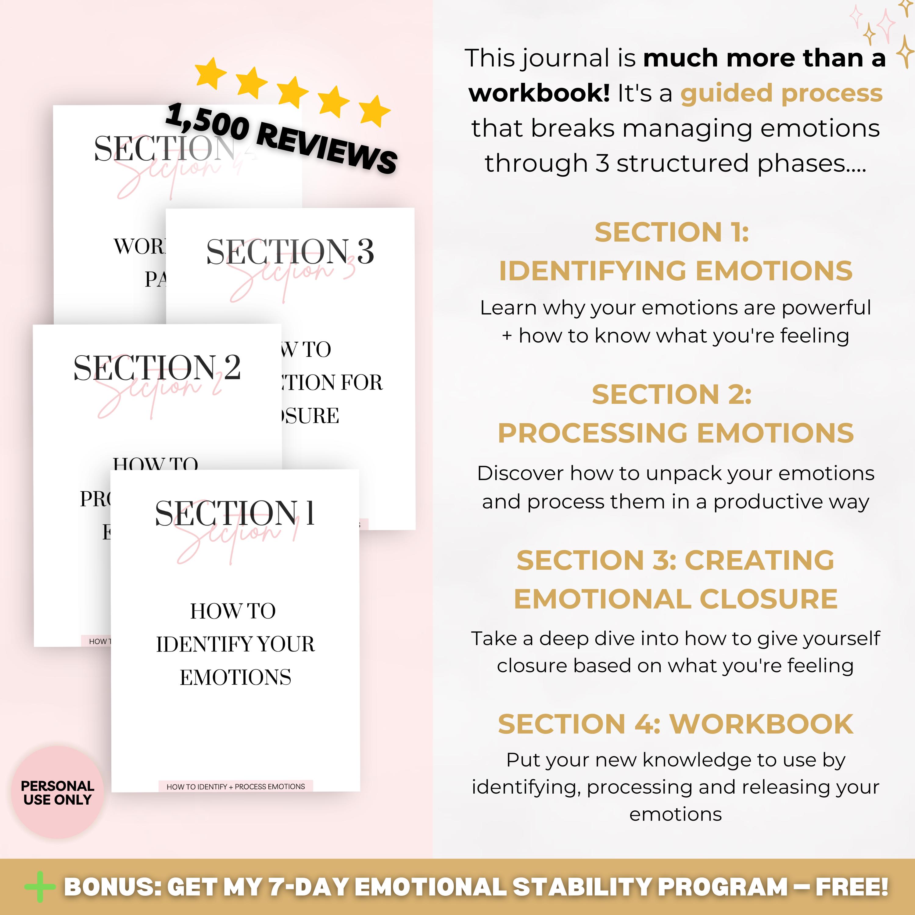 Emotional Intelligence Workbook: Self Care Journal for Mental Health - Etsy