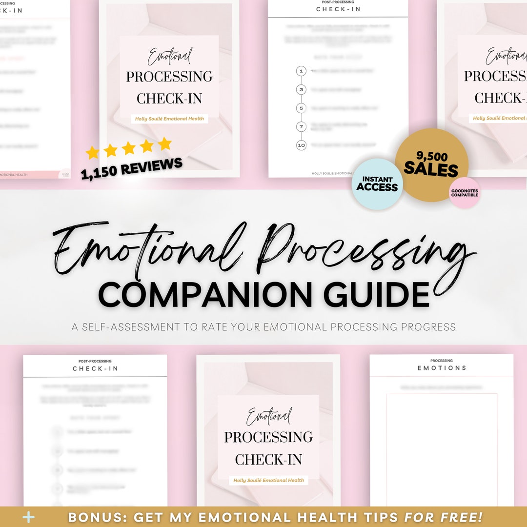 Emotional Processing Companion Guide, Digital Journal to Unpack ...
