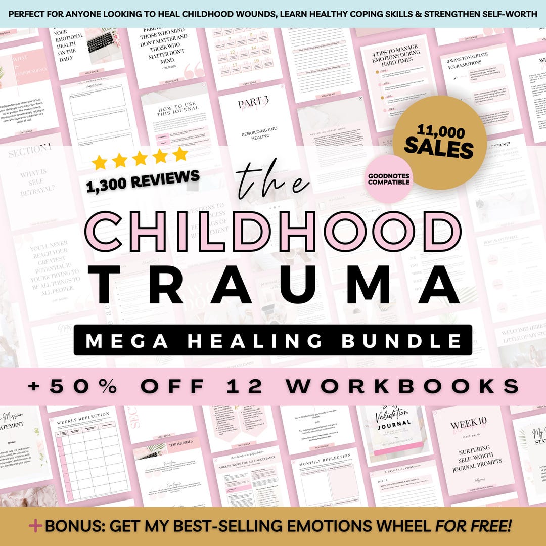 Childhood Trauma Healing Workbooks, How to Heal Trauma Ebook, Trauma ...
