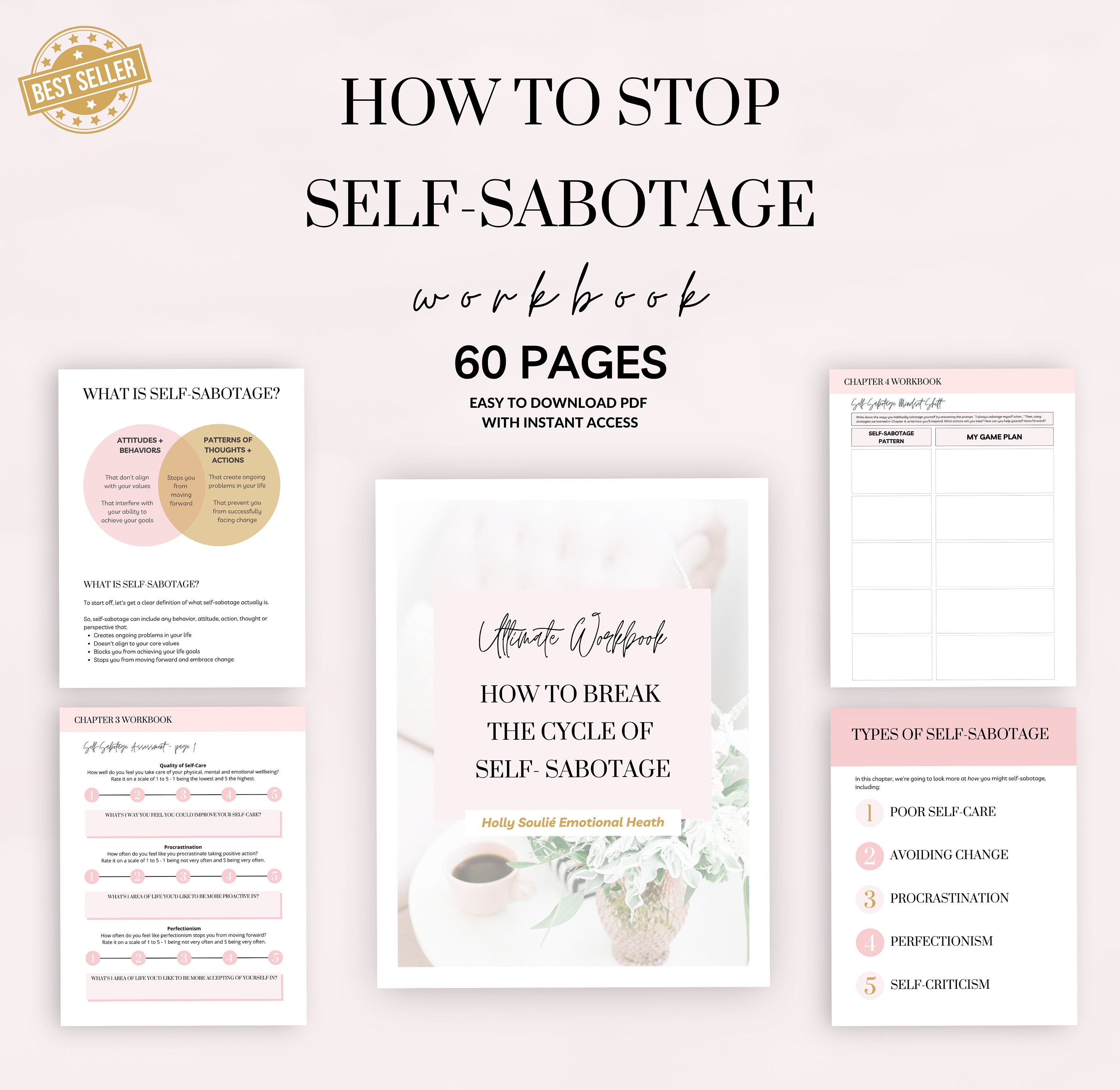 Inner Healing Self Love Digital Workbook Bundle Mental - Etsy Canada