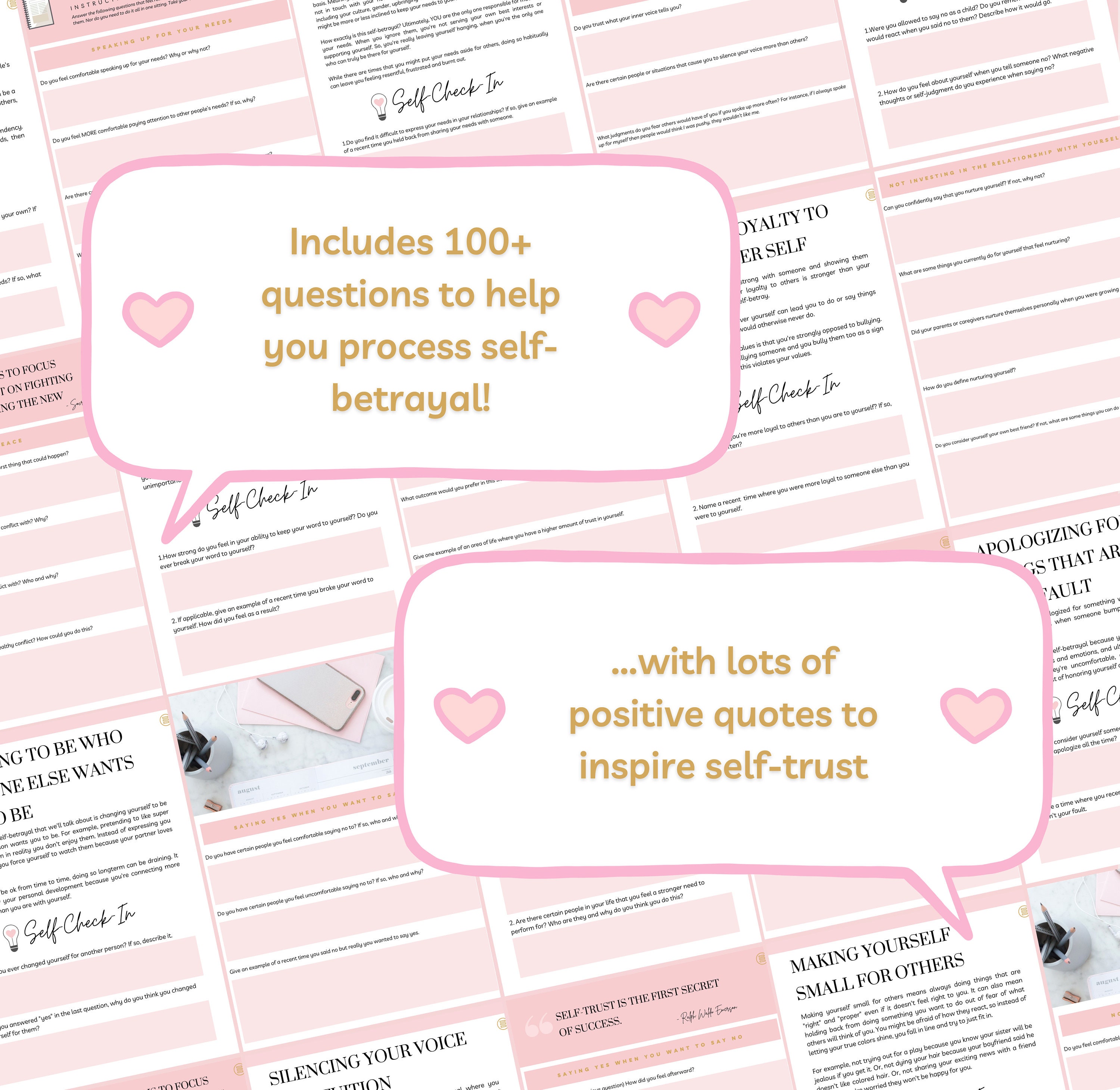 Self Trust Workbook Mental Health Workbook Self Love - Etsy Australia