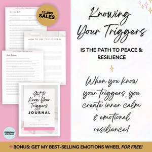 Get to Know Your Triggers Guided Journal Prompts, Why Am I Triggered ...