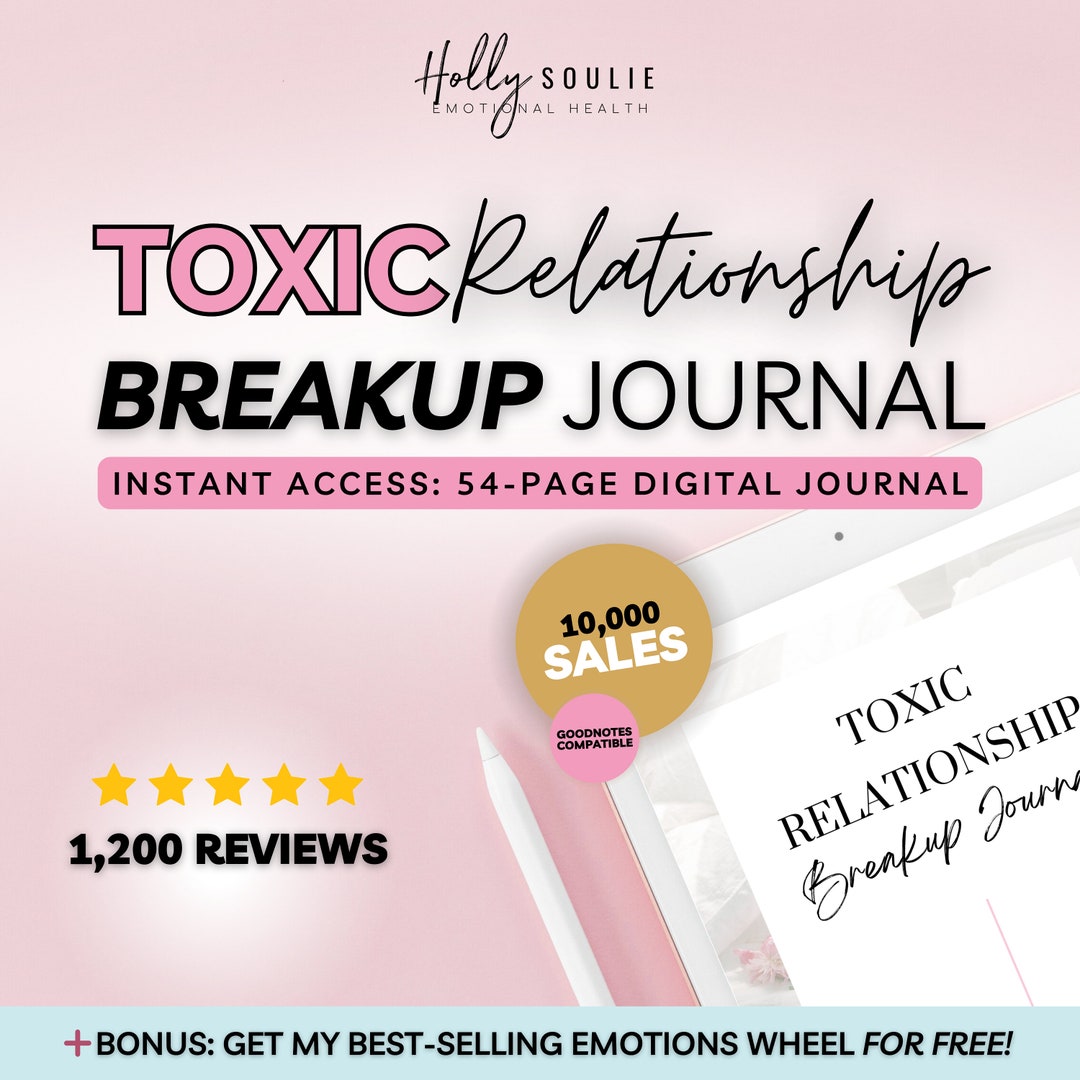 Toxic Relationship Breakup Journal, Moving on Journal, Goodnotes ...