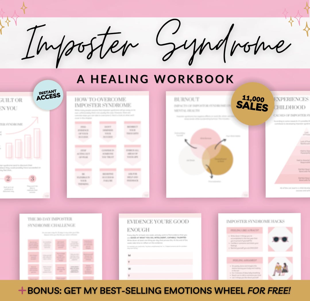 Imposter Syndrome Workbook: Self-love & Mental Health (ebook PDF) - Etsy
