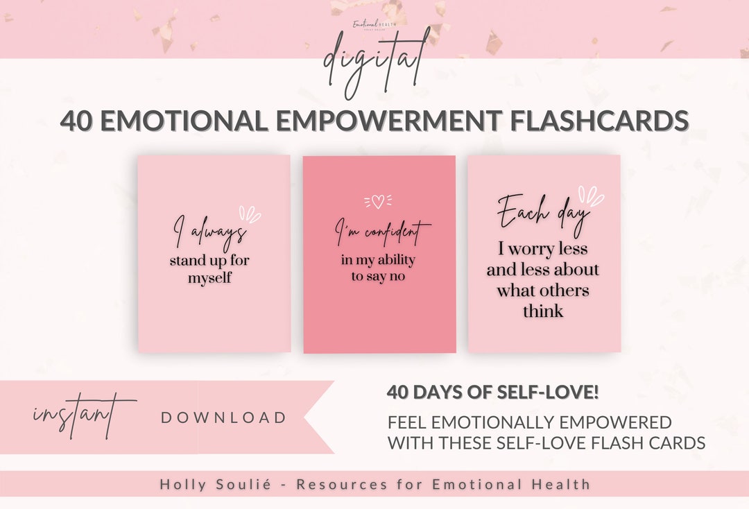 Self Love Flash Cards | Affirmation Cards | Positive Cards ...