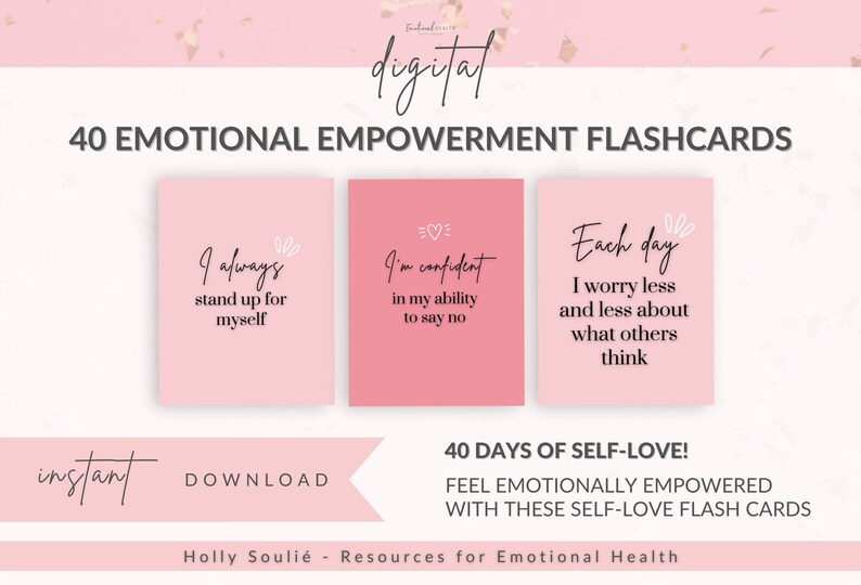 Self Love Flash Cards | Affirmation Cards | Positive Cards ...
