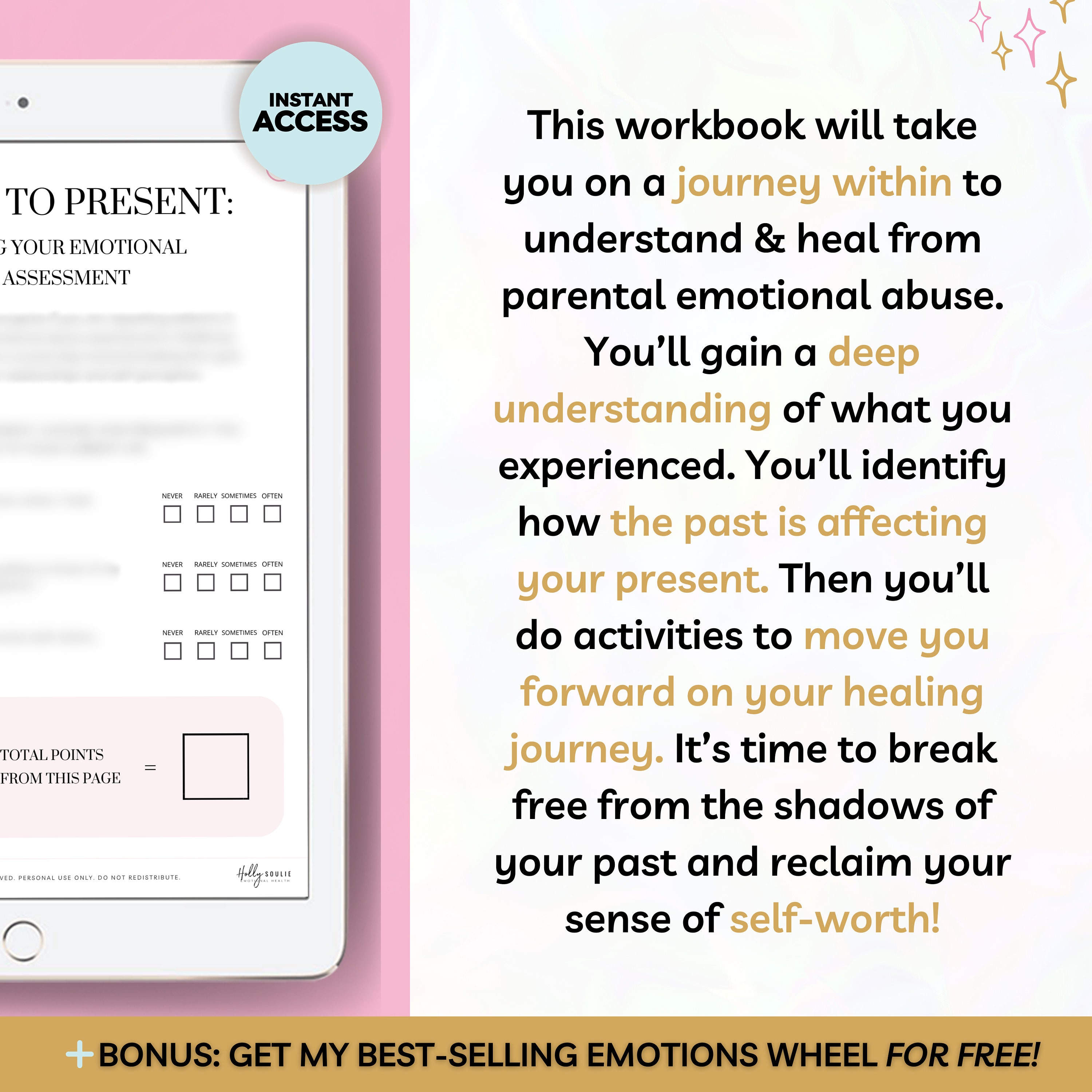 Understanding Parental Emotional Abuse Recovery Workbook, Childhood ...