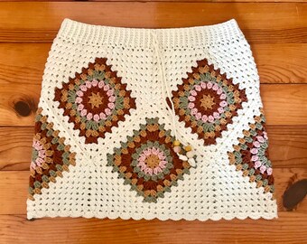 Granny Square Skirt | Etsy