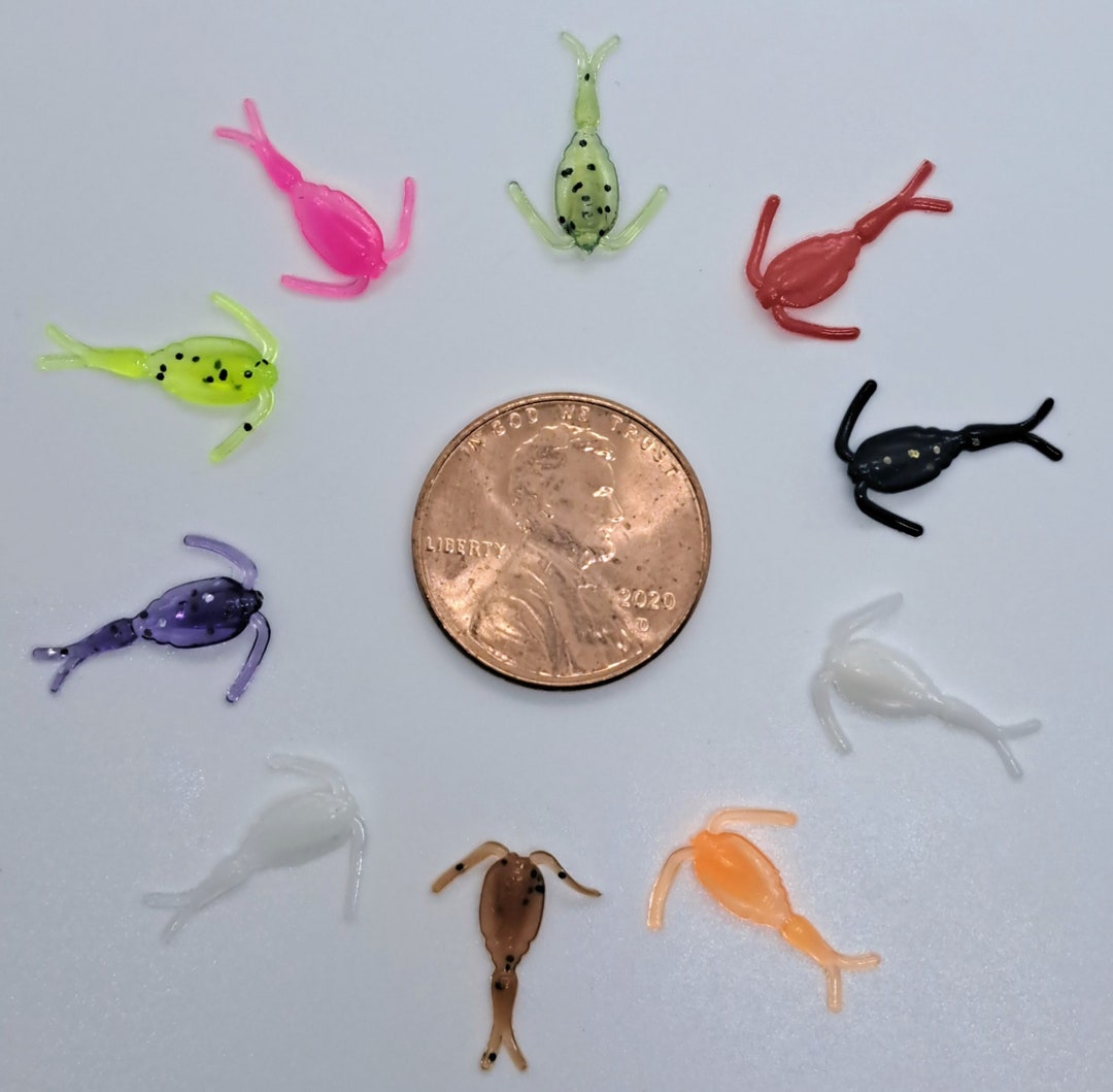Panfish Plastics- 1/2" Plankton- 10 Count - Etsy