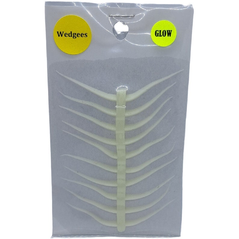 Panfish Plastics- 1.25" Wedgee Tails- 20 Ct. - Etsy