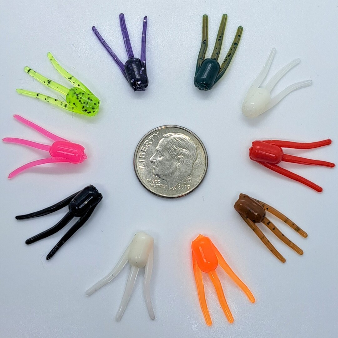 Panfish Plastics- 3/4" Predators- 10 Ct - Etsy