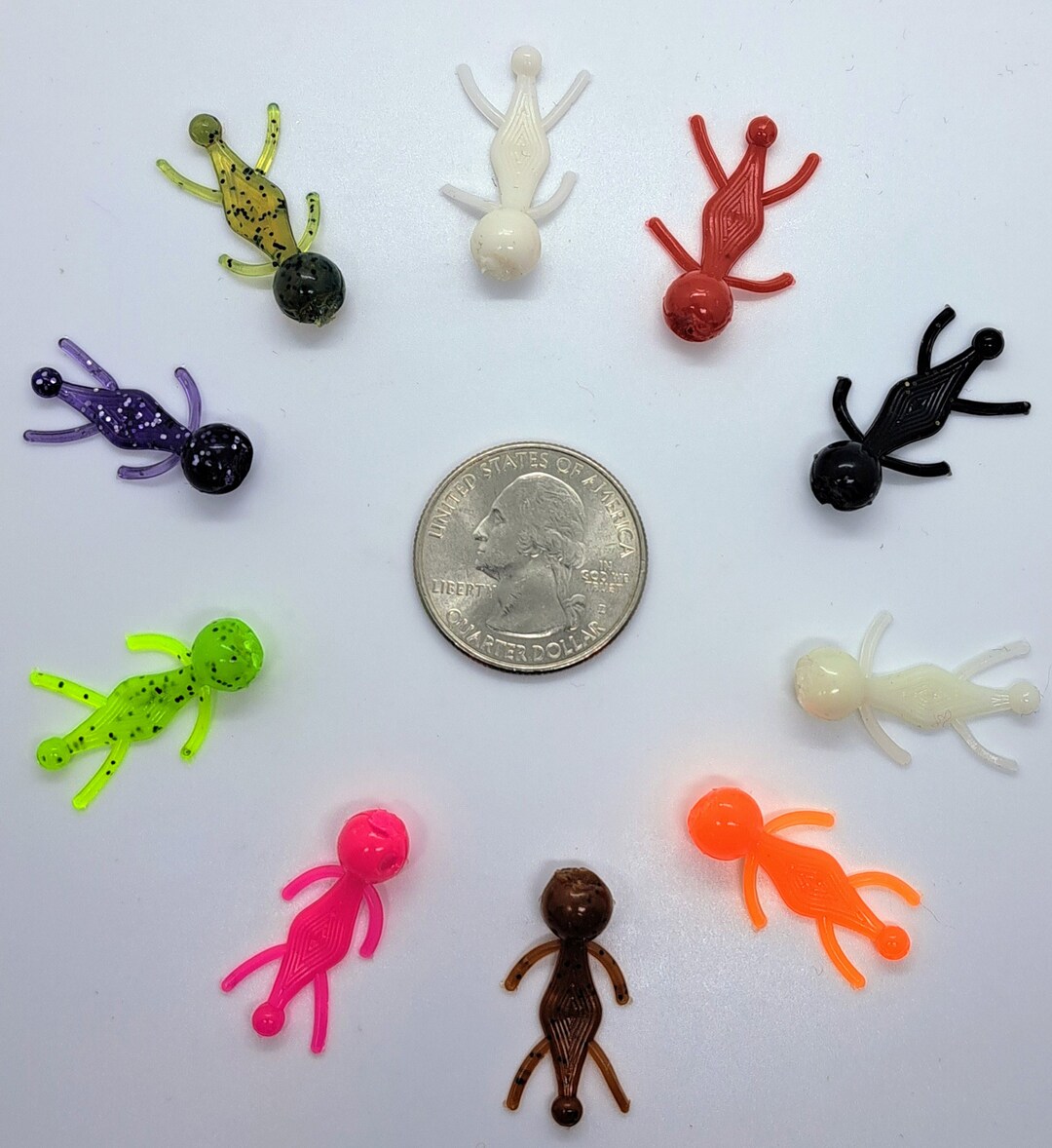 Panfish Plastics 1 Ice Geckos 12 Ct. - Etsy