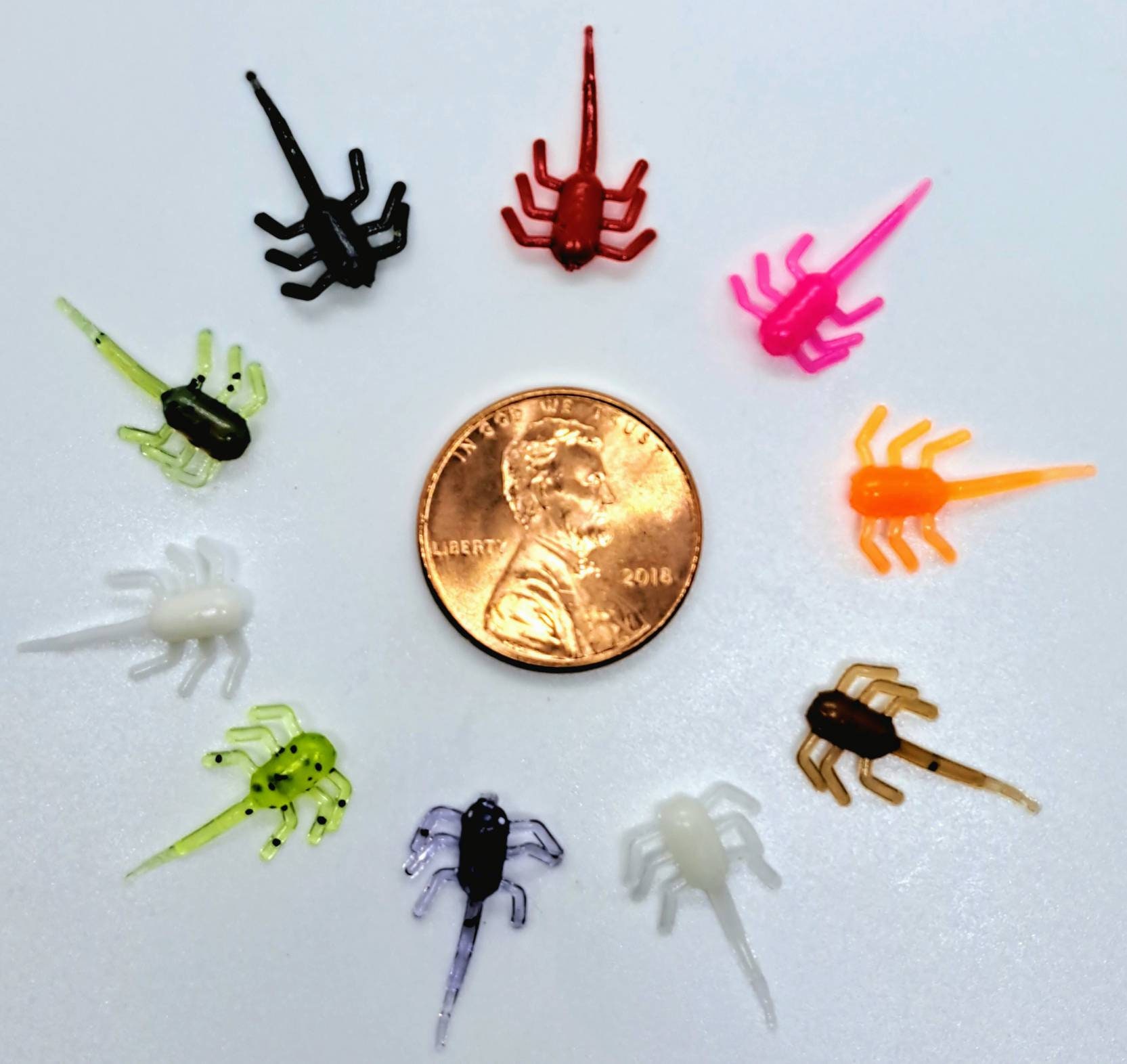 Panfish Plastics 0.6 Micro Mites 12 Ct. - Etsy
