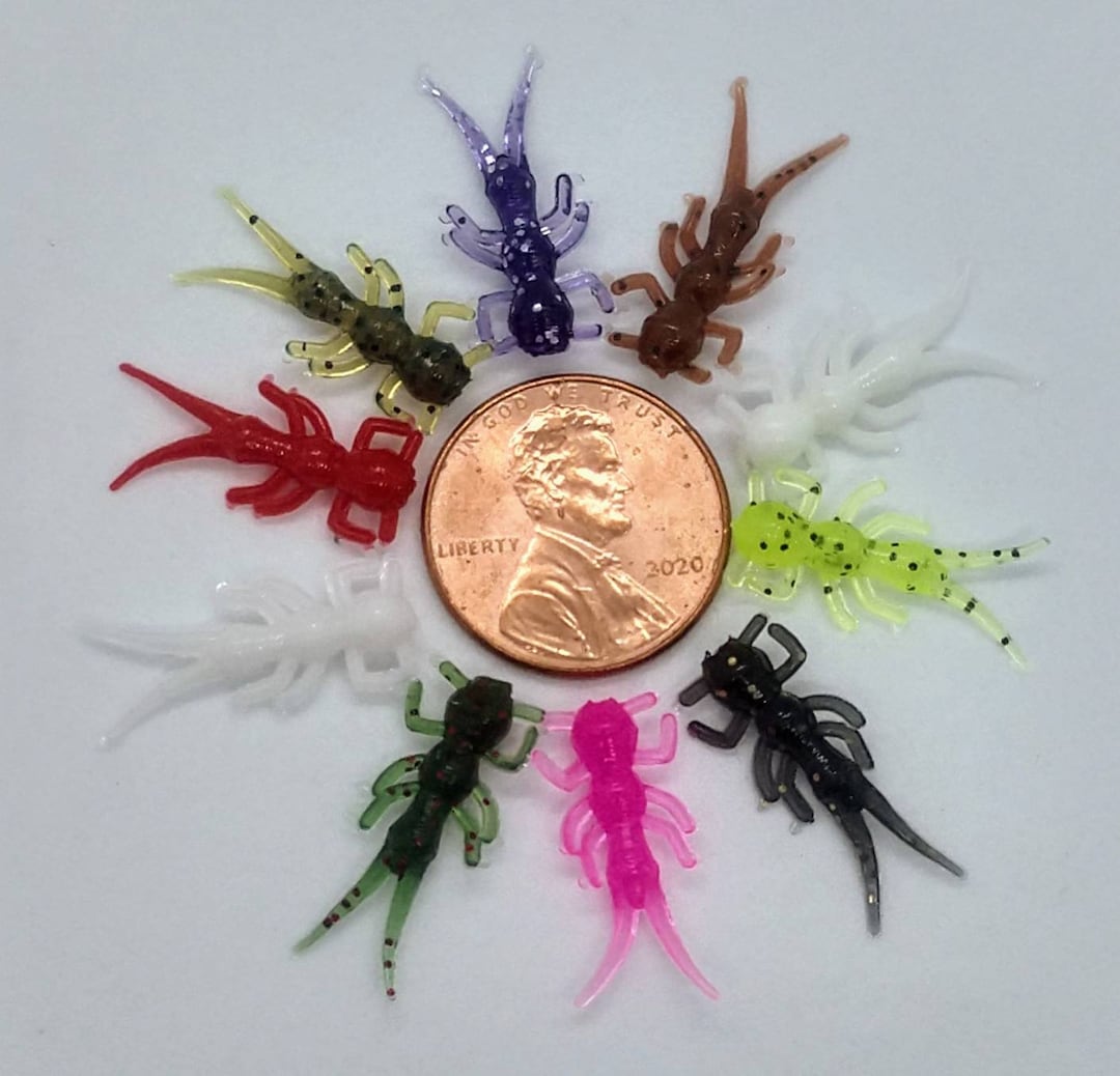 Panfish Plastics 3/4 Stonefly Larvae 12 Ct. - Etsy