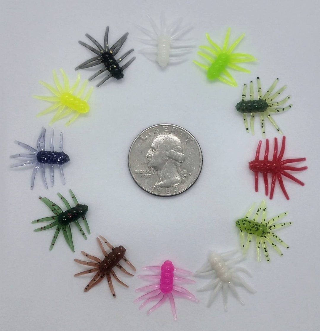 Panfish Plastics- 3/4" Ice Spiders- 10 Ct. - Etsy
