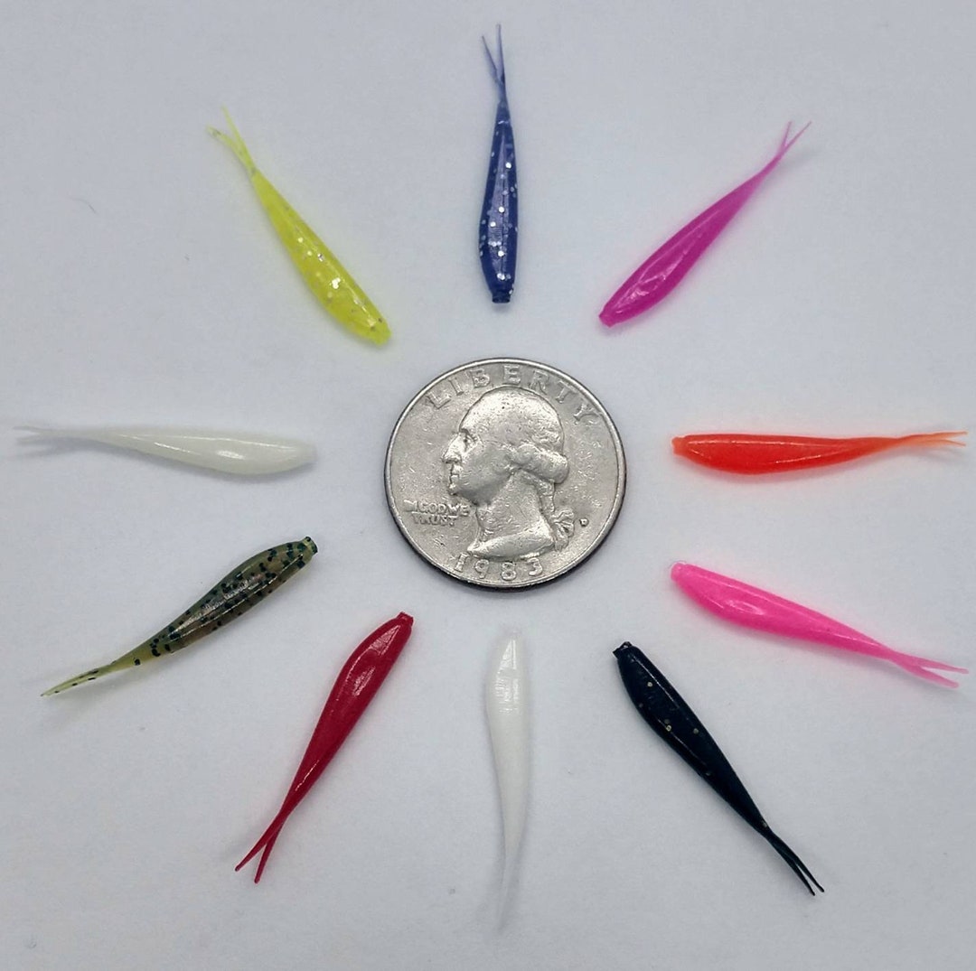 Panfish Plastics- 1" Micro Minnows- 10 Ct. - Etsy