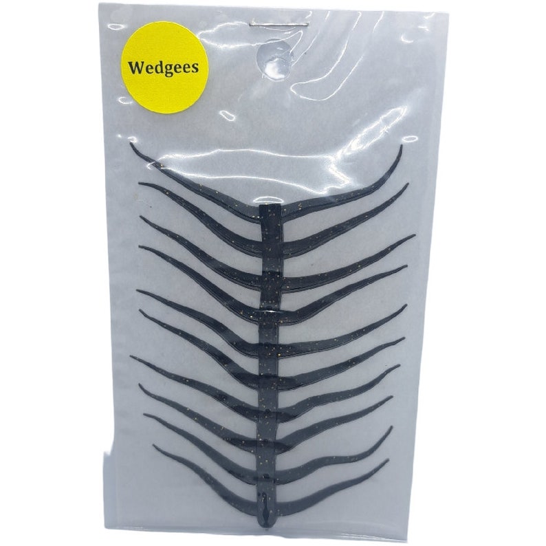 Panfish Plastics- 1.25" Wedgee Tails- 20 Ct. - Etsy
