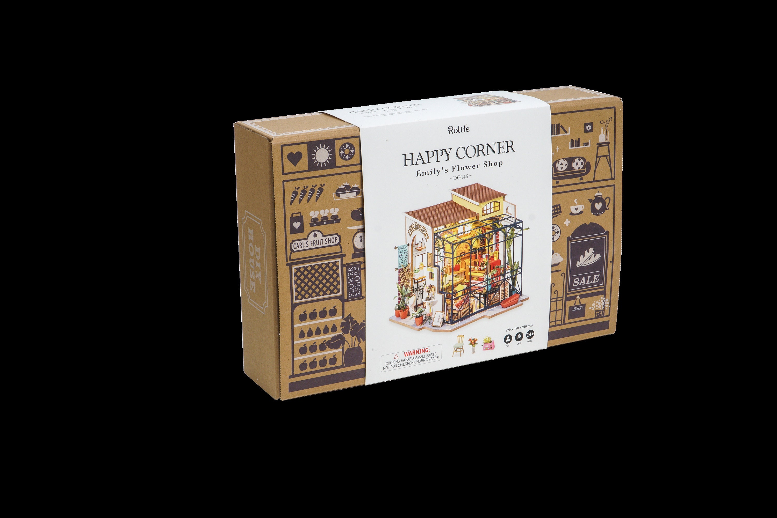 DIY Kit Miniature House Flower Shop DG145 Emily's Flower - Etsy UK