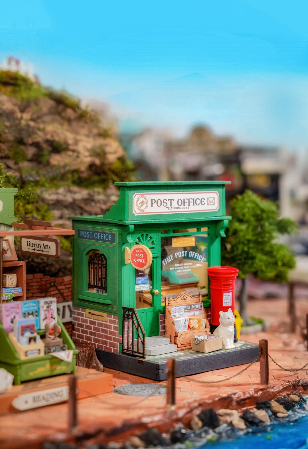 Craft Kit for Beginners DIY Mini Kit for Miniature Mini Post Office ...