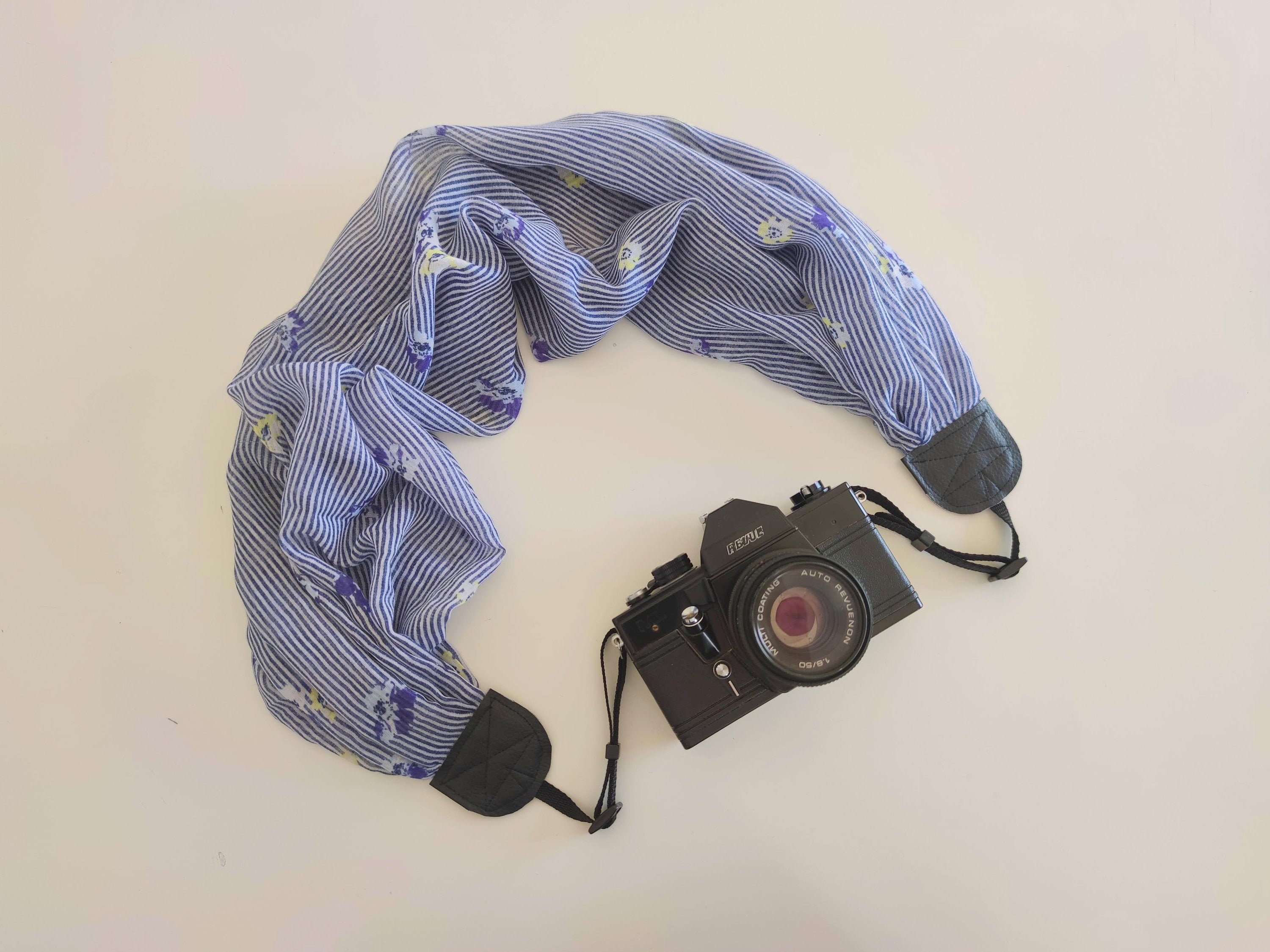 Scarf camera strap Fabric camera strap Cotton camera strap | Etsy