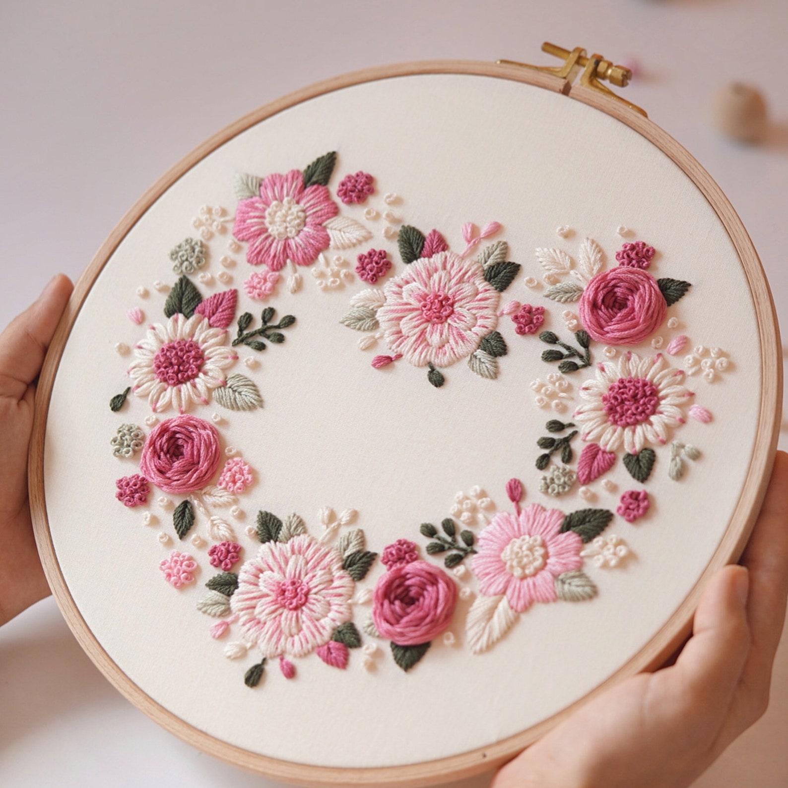 Wedding Embroidery Pattern: Kind Heart Beginner DIY Design (PDF Pattern ...