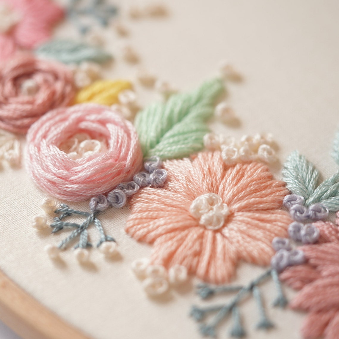 PDF Pattern Video Tutorial/be Happy-hand Embroidery - Etsy