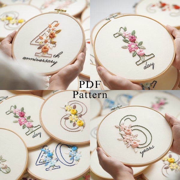 Embroidery Numbers - Etsy
