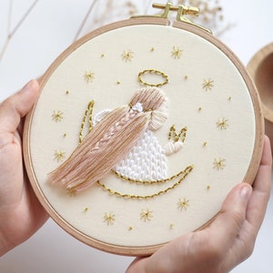 PDF Pattern+ Video Tutorial/alphabet-my Angel-hand Embroidery Pattern ...