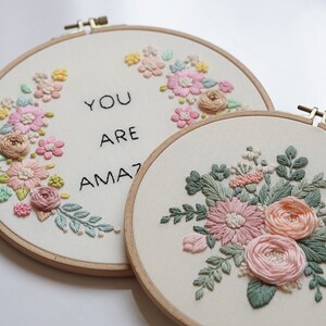 PDF Pattern+ Video Tutorial/you Are Amazing-hand Embroidery Pattern ...