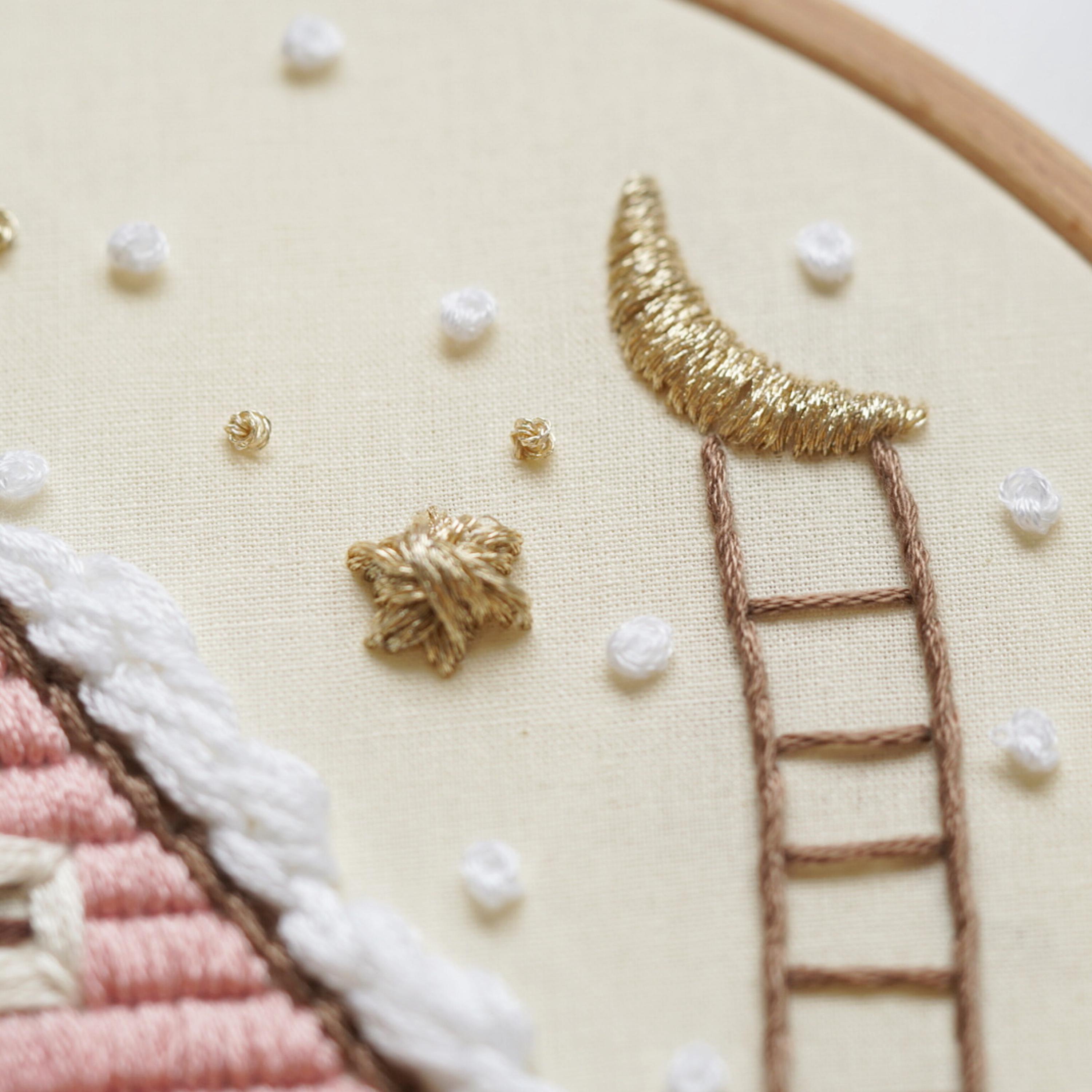Christmas Eve Embroidery Pattern: Beginner DIY Project (PDF Pattern ...