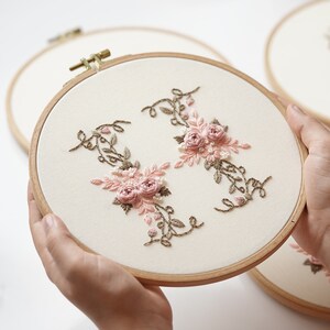 PDF Pattern+ Video Tutorial/alphabet-ivy-hand Embroidery Pattern ...