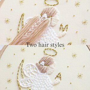 PDF Pattern+ Video Tutorial/alphabet-my Angel-hand Embroidery Pattern ...