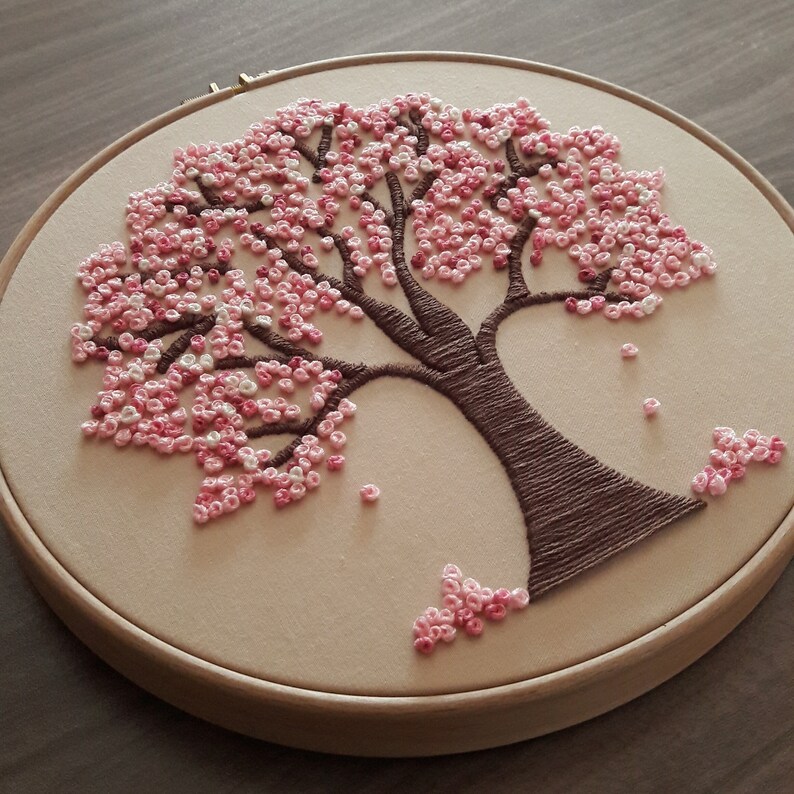 PDF Pattern Video Tutorial/tree of Life-hand Embroidery | Etsy UK