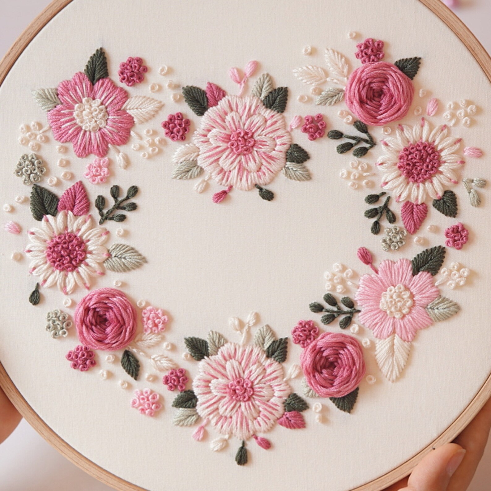 Wedding Embroidery Pattern: Kind Heart Beginner DIY Design (PDF Pattern ...