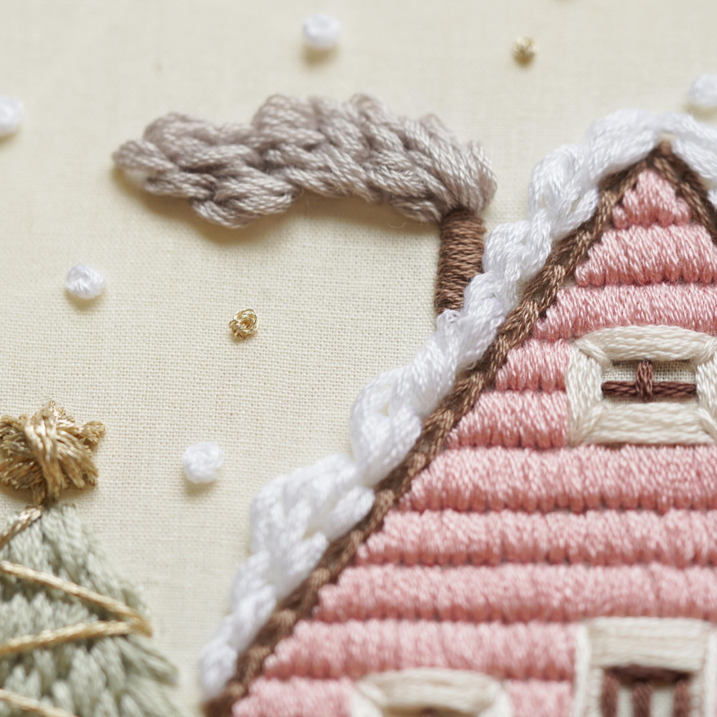 Christmas Eve Embroidery Pattern: Beginner DIY Project (PDF Pattern ...