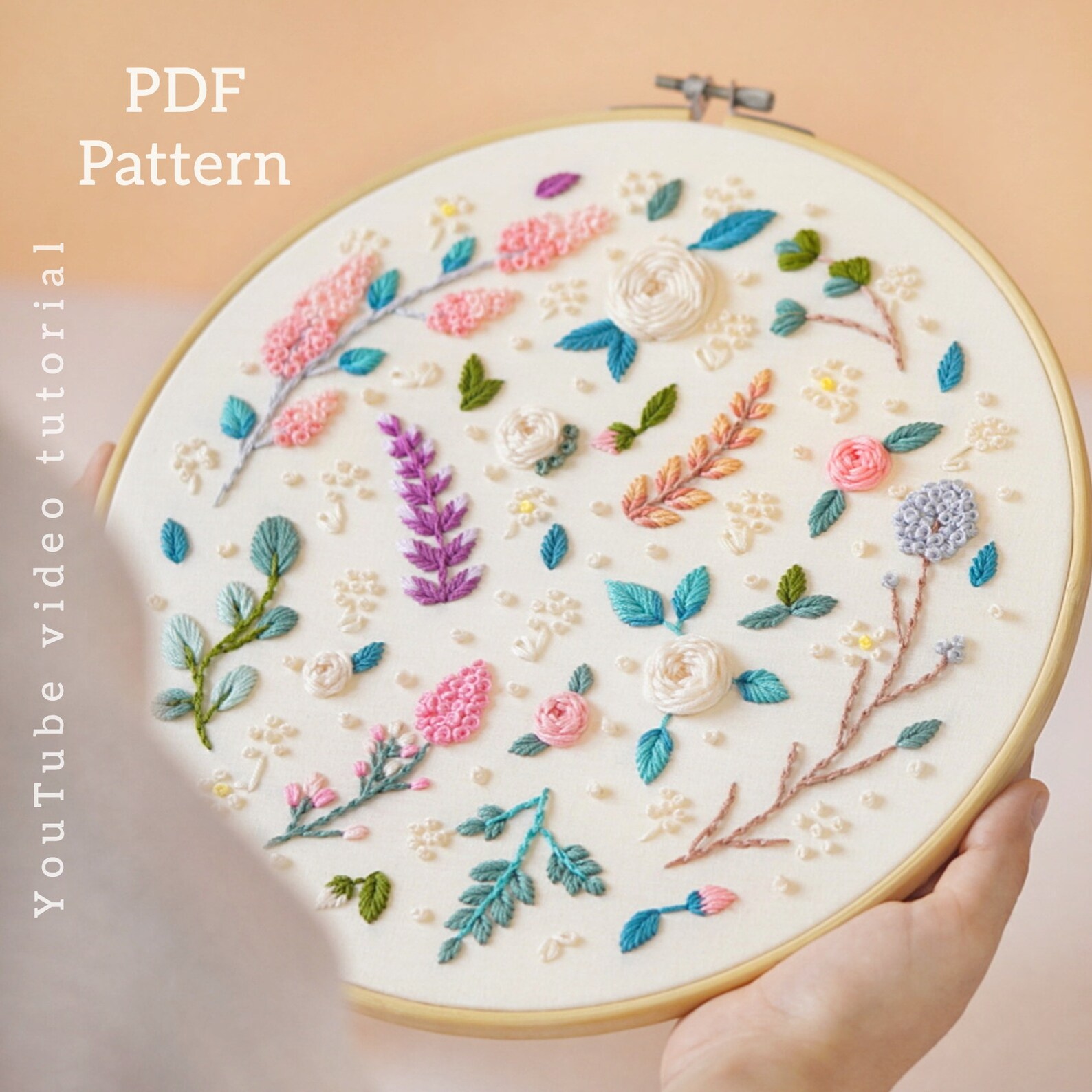 PDF Pattern Video Tutorial/signs of Spring-hand Embroidery - Etsy