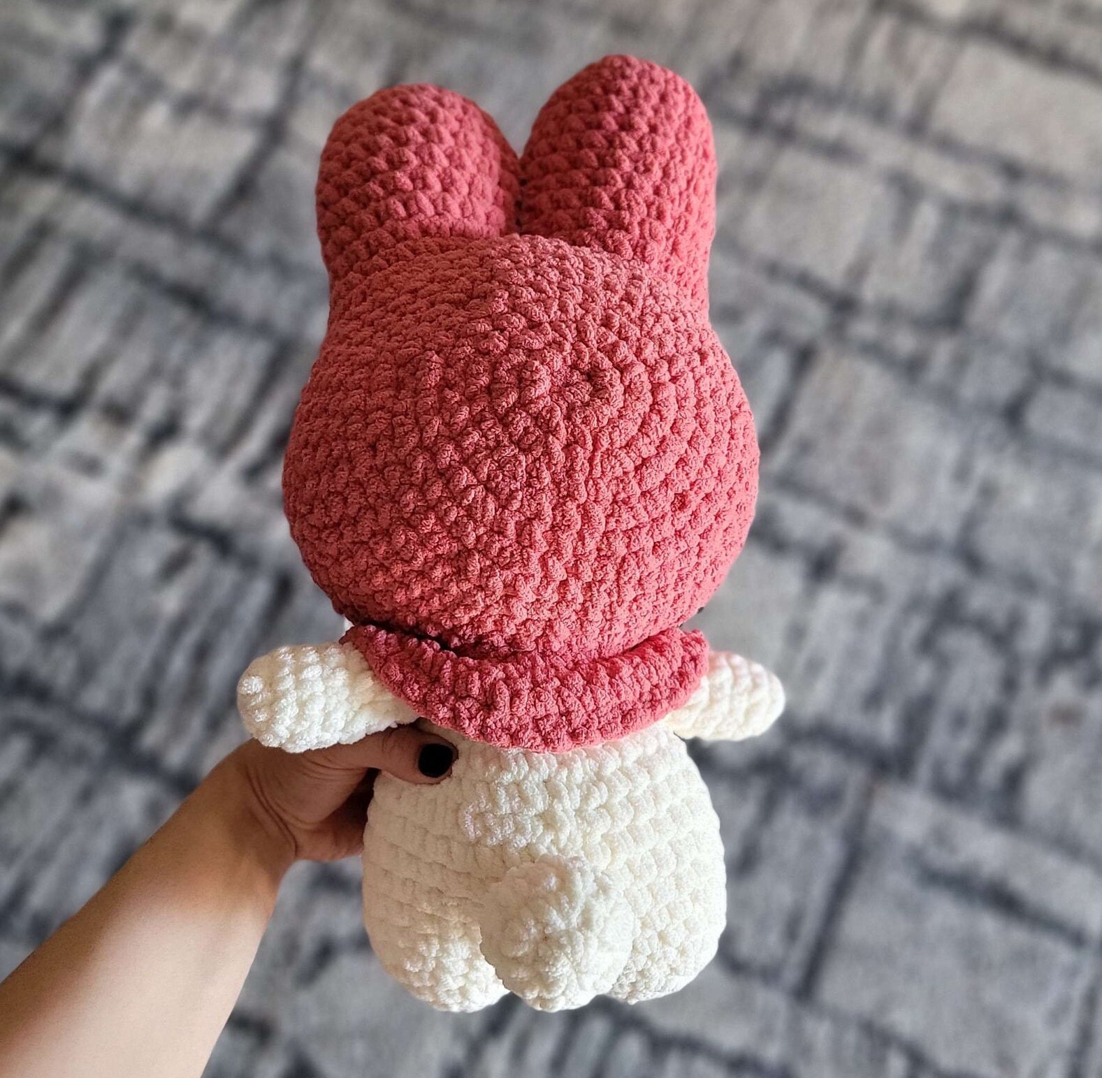 Pink Bunny Crochet Pattern [amigurumi Bunny][kawaii Bunny Pattern ...